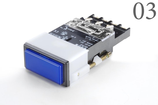 Push button, momentary and illuminated push button switch